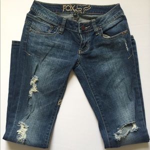 Fox Jeans | Racing Womens Snake Eyes Skinny Fit | Poshmark